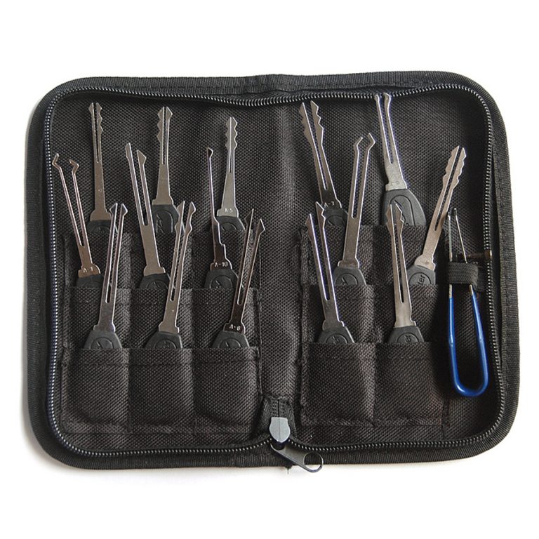 GOSO 12 Pieces Lock Pick Set with Leather Case - GOSO Lock Picks